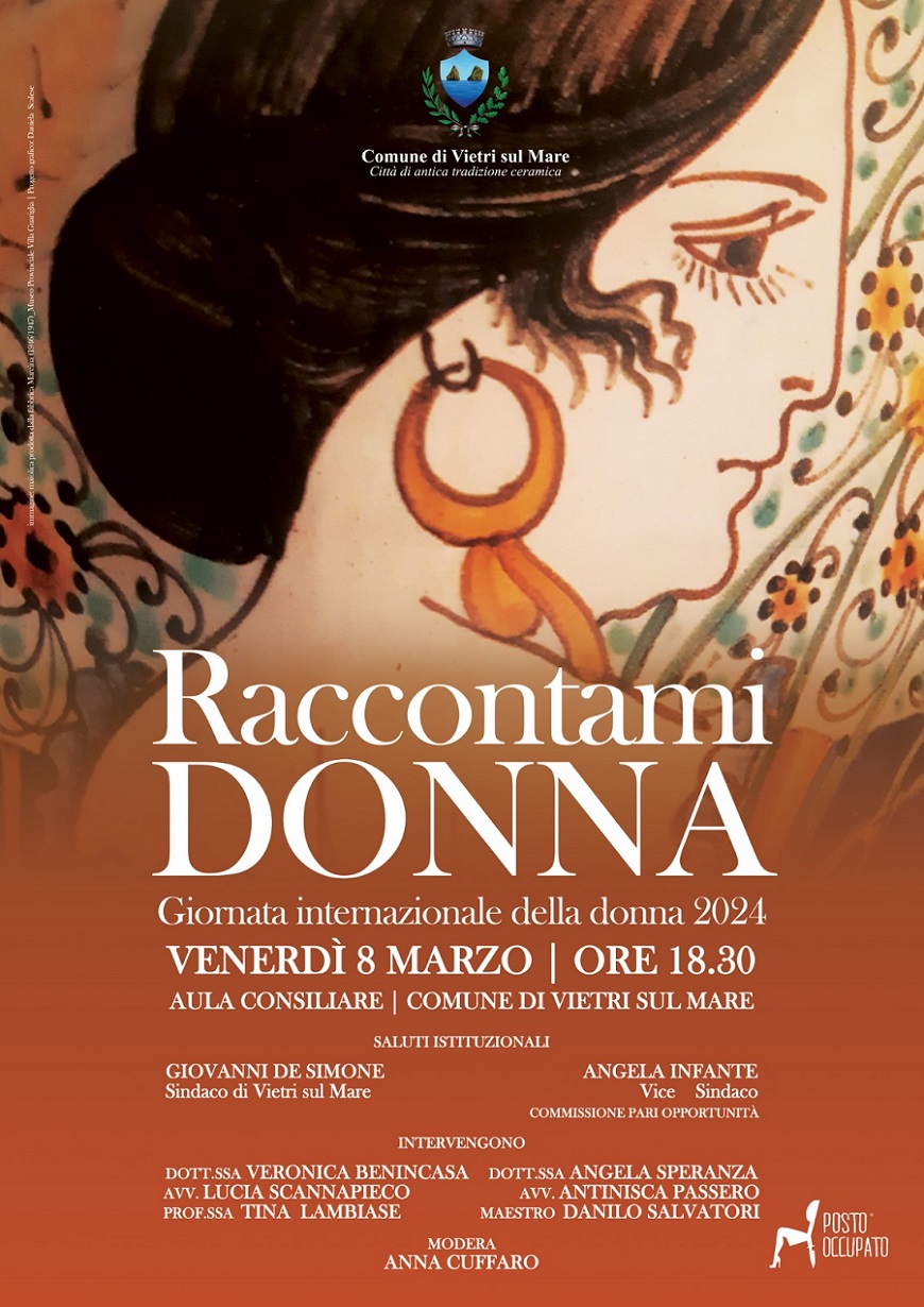 Vietri sul Mare, Giornata Internazionale della Donna: venerdì prossimo ...